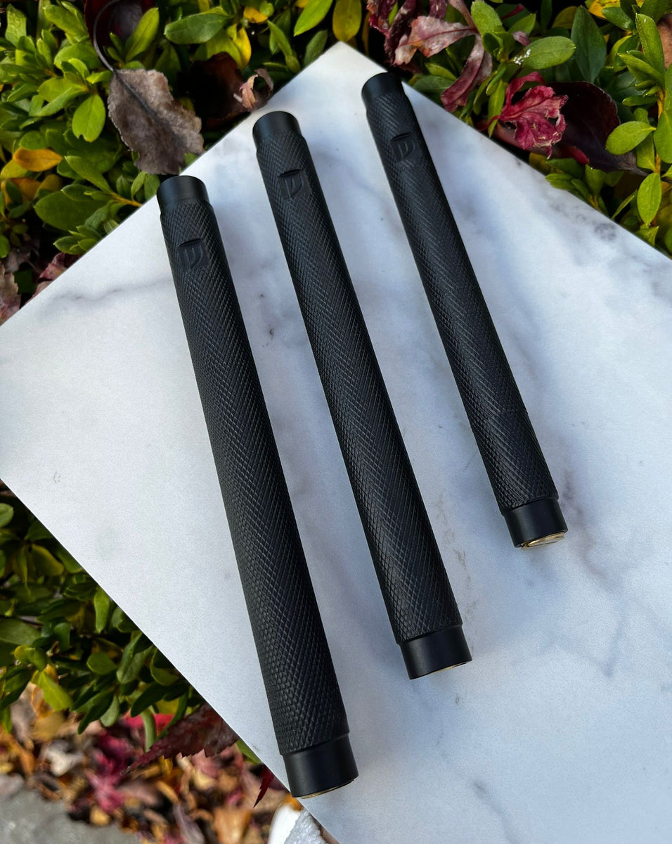 MATT BLACK Brass Knurling Design – A&S Mezuzot